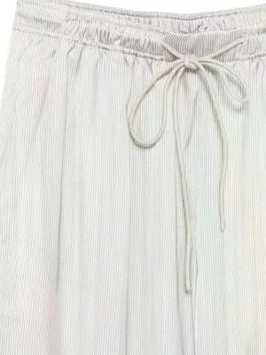 Emporio Armani Striped Drawstring Trousers