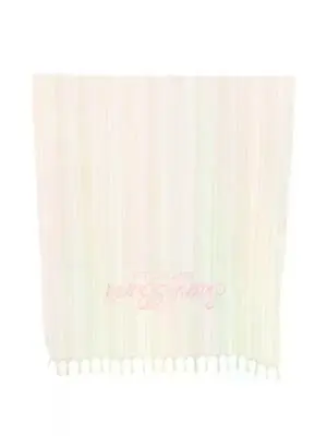 MC2 SAINT BARTH Striped Beach Towel - Neutrals