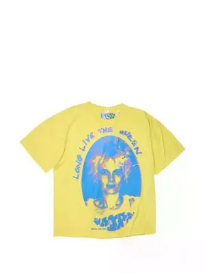 BETTER WITH AGE Vivienne Graphic-print T-shirt - Yellow