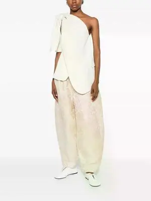 UMA WANG Jacquard Pleated Trousers