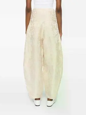 UMA WANG Jacquard Pleated Trousers