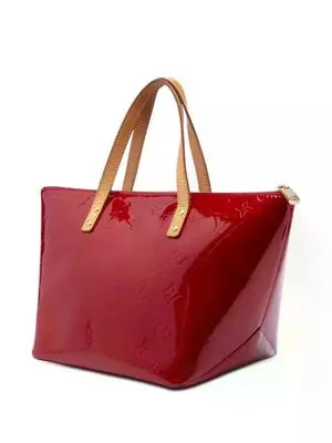 LOUIS VUITTON Monogram Vernis Bellevue Pm Handbag - Red