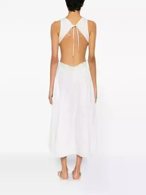 Frankies Bikinis Soleil Midi Dress - White