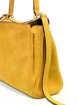 Balenciaga Small Rodeo Suede Tote - Yellow