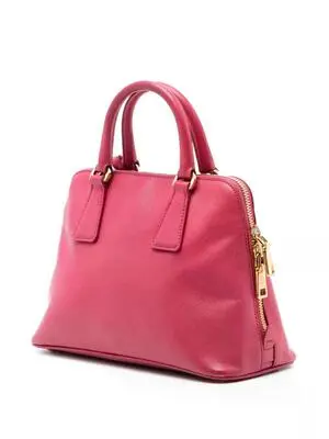 Prada Small Saffiano Lux Promenade Satchel - Pink