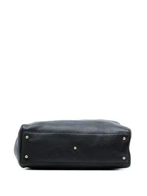 Gucci Leather Bamboo Diana Tote Bag - Black