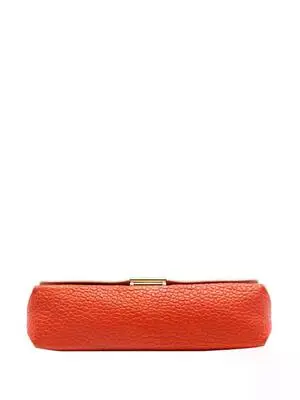 Burberry 2000-2017 Medium Grained Calfskin Mildenhall Crossbody Bag - Orange