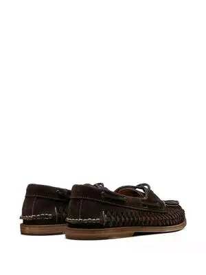Sperry Gold Cup Woven Boat Shoes - Brown