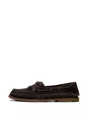 Sperry Gold Cup Woven Boat Shoes - Brown