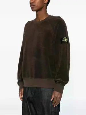 Stone Island Terry-cloth Compass Badge Sweater