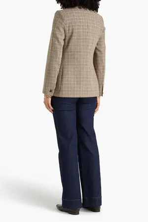 Rag & Bone Evia Houndstooth Wool-blend Tweed Blazer