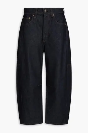 Rag & Bone Charlie Ankle Highrise Barrelleg Jeans - Dark Denim
