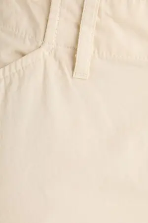 Rag & Bone Banks Cropped Cotton-canvas Wide-leg Pants