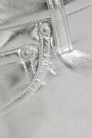 Rag & Bone Logan Metallic Straight-leg Pants