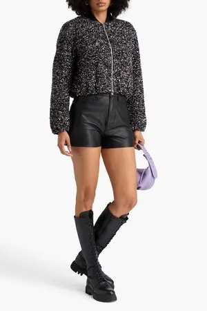 Rag & Bone Sequin-embellished Bouclé Bomber Jacket