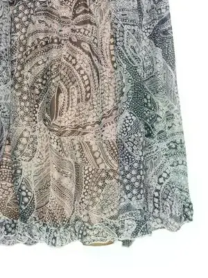Raquel Diniz Cecilia Paisley-print Tiered Skirt