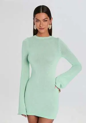 SEROYA Bec Knit Mini Dress
