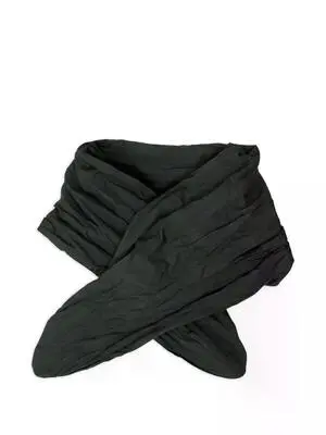 TOTEME Crinkled Draped Scarf - Green