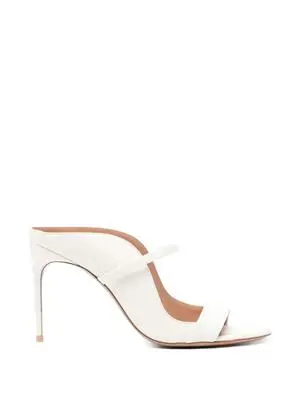 Philosophy Di Lorenzo Serafini X Malone Souliers Double-strap Leather Sandals - White
