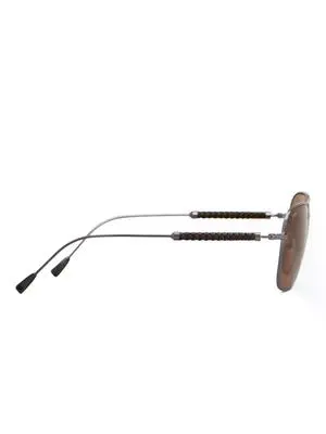 TOD'S Pilot Frame Sunglasses - Brown