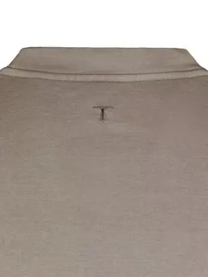 TOD'S Embroidered-logo T-shirt - Neutrals