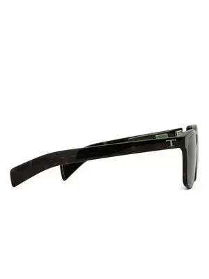 TOD'S Logo Square-frame Sunglasses - Brown