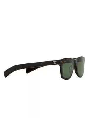 TOD'S Logo Square-frame Sunglasses - Brown