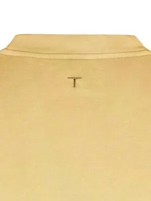 TOD'S Embroidered-logo T-shirt - Yellow