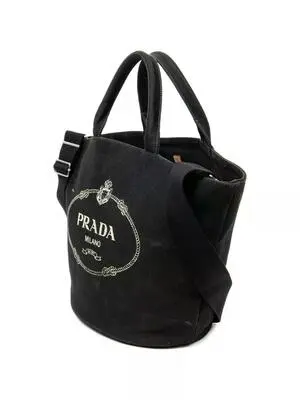 Prada Logo-print Tote Bag
