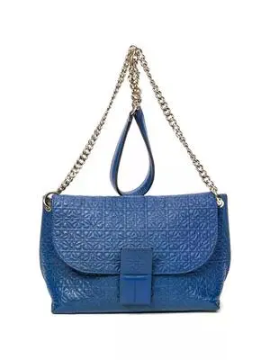 Loewe Anagram Embossed Crossbody Bag - Blue