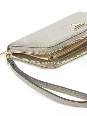 Guess Laurel Triangle-logo Maxi Wallet - Grey