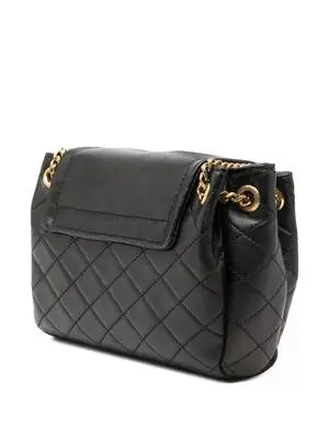 Saint Laurent Mini Quilted Lambskin Monogram Nolita Crossbody Bag - Black