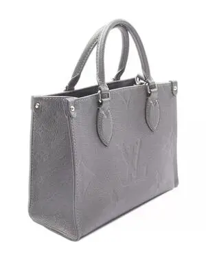 LOUIS VUITTON 2021-2026 Monogram Empreinte Onthego Pm Satchel - Grey