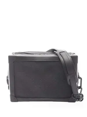 LOUIS VUITTON 2021-2026 Monogram Taurillon Soft Trunk Crossbody Bag - Black