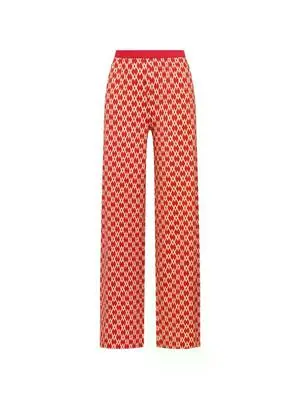 Malìparmi Geometric-print Jersey Trousers