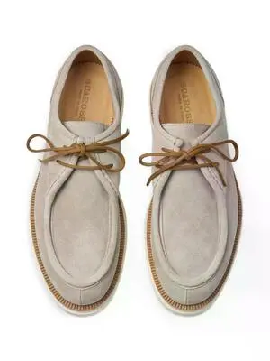 SCAROSSO Damiano Lug-sole Derby Shoes - Neutrals