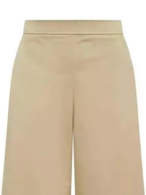 Malìparmi Topstitched Flared Trousers - Neutrals