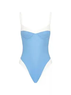 NOIRE SWIMWEAR Celine One-piece Swimsuit - Blue