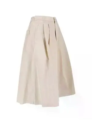 Aspesi Pleated A-line Skirt
