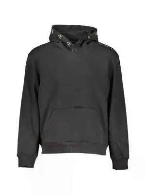 Calvin Klein Logo-tape Hoodie - Black