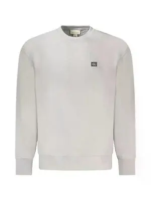 Calvin Klein Logo Patch Crew-neck Sweatshirt