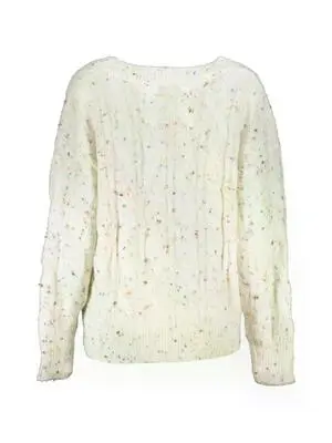 Desigual Cable-knit Speckled Sweater