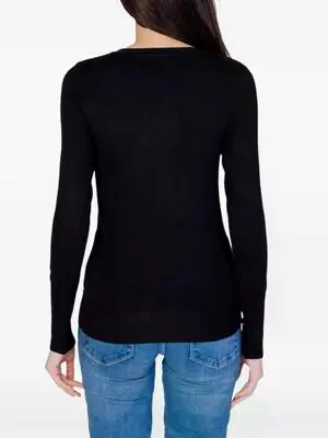 Guess Buttoned-cuff V-neck Sweater