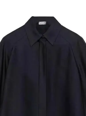 Loewe Long-sleeve Cape Shirt - Blue