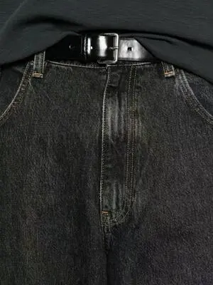 SUNFLOWER Five-pocket Wide-leg Jeans - Black