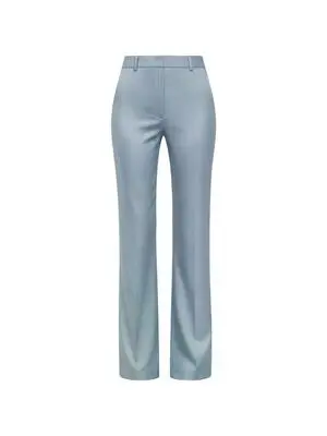 Patrizia Pepe Satin Slim-cut Trousers