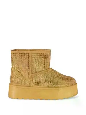 LAURA BIAGIOTTI Rhinestone-embellished Ankle Boots