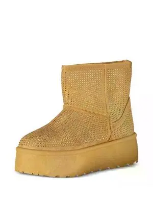 LAURA BIAGIOTTI Rhinestone-embellished Ankle Boots