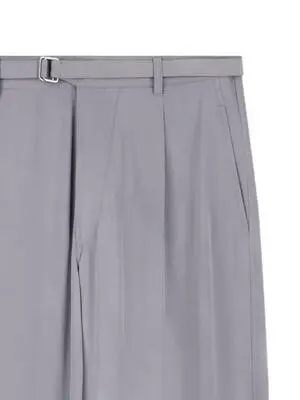 Giorgio Armani Pleated Belted Trousers