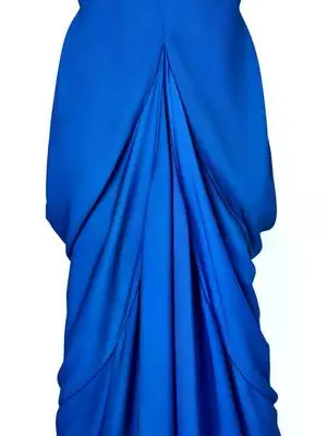Giorgio Armani Georgette Draped Dress